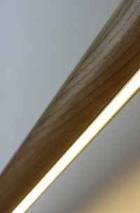 Timber LED Handrail 50mm American Oak | Lightrail TH50AO | Lightrail