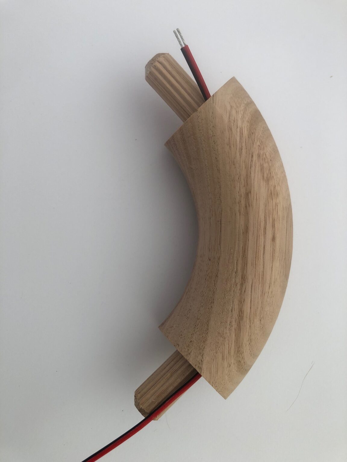 American Oak Timber Handrail - 90 Degree, 43mm - Lightrail