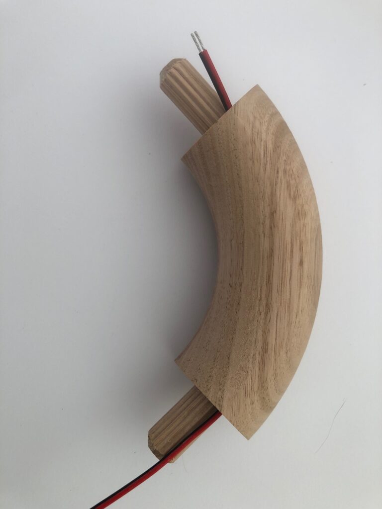 Victorian Ash Timber Handrail - 90 Degree, 43mm - Lightrail