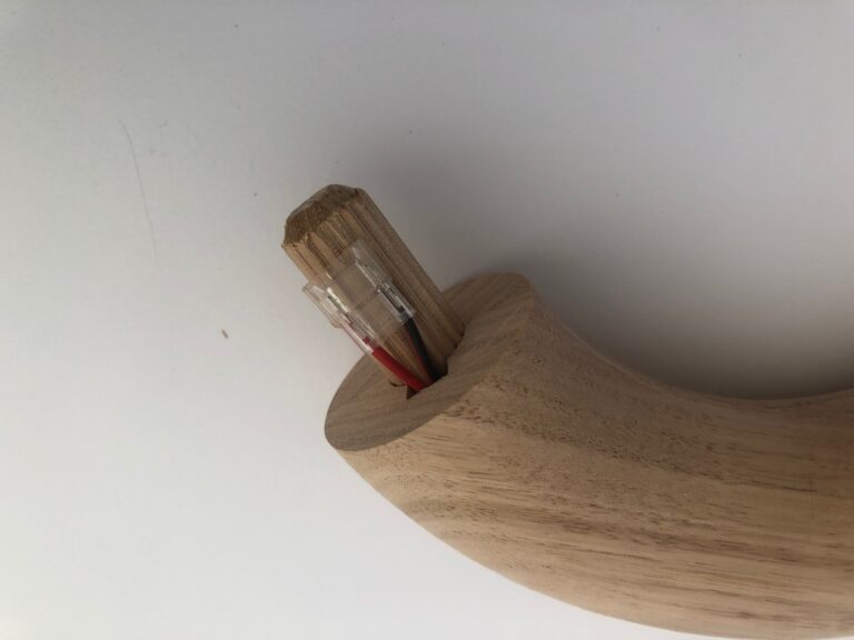 Victorian Ash Timber Handrail - 90 Degree, 43mm - Lightrail