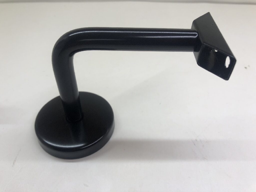 Black Handrail Bracket | Albion Solid For LED Handrails