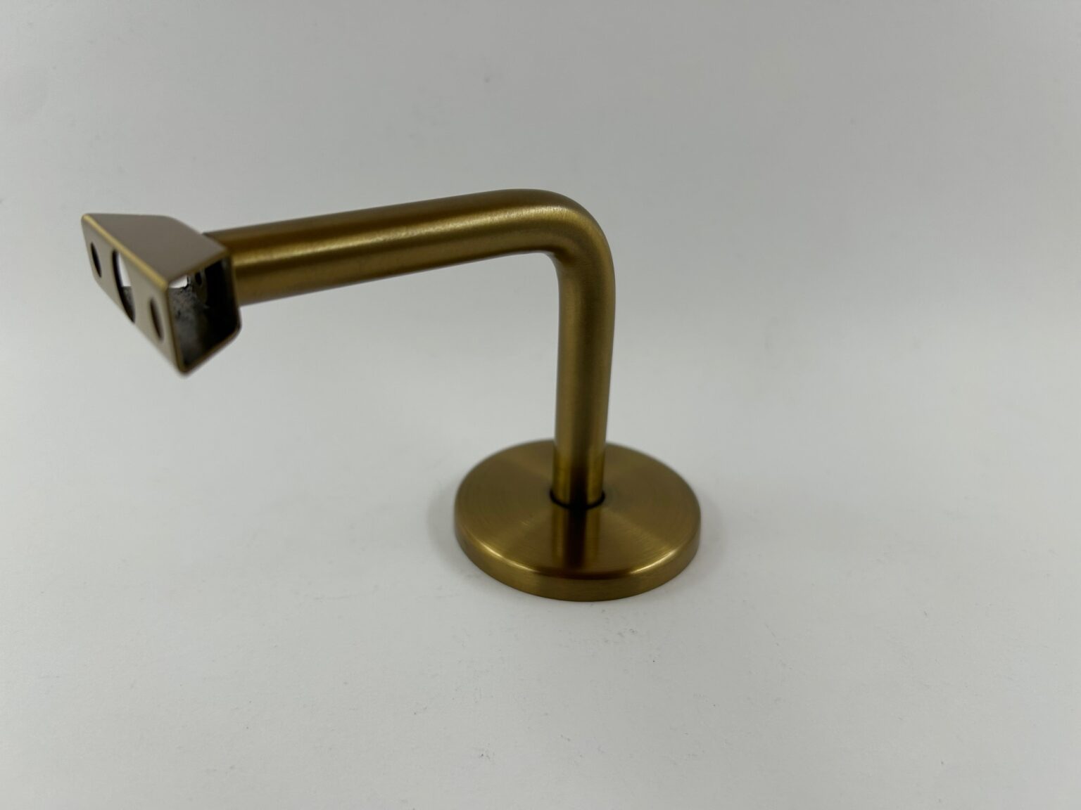 Handrail Bracket | Albion Hollow Satin Brass | LED Handrails