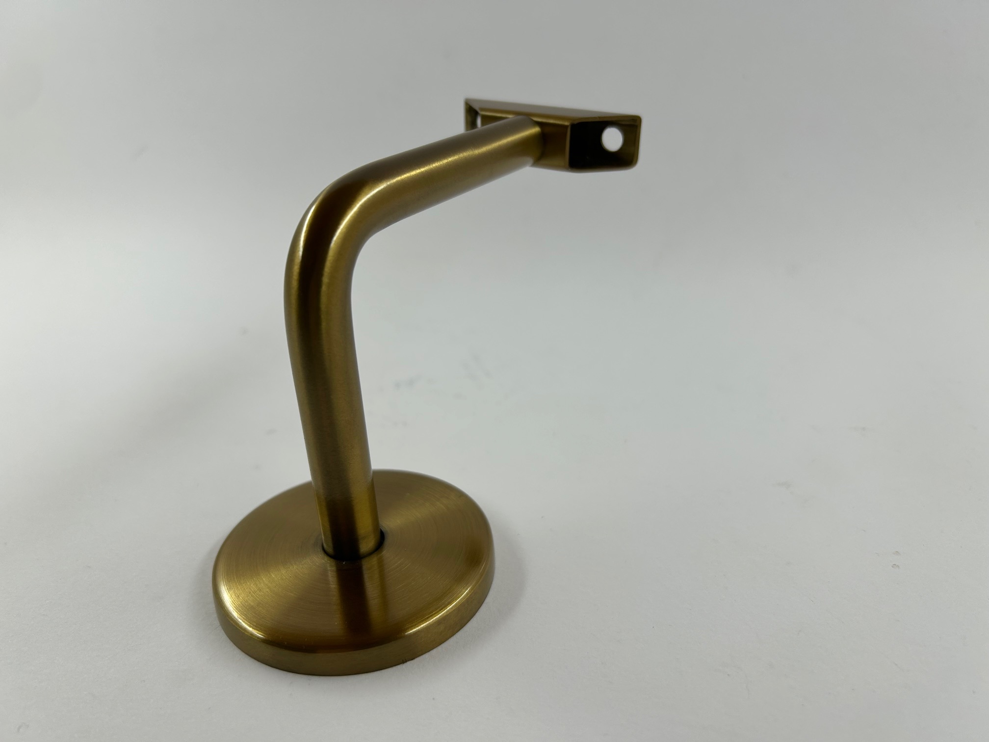 Handrail Bracket | Albion Hollow Satin Brass | LED Handrails