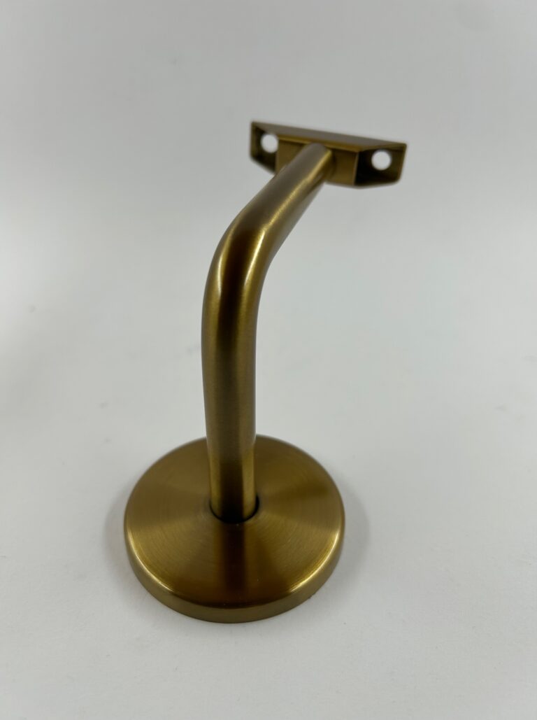 Handrail Bracket | Albion Hollow Satin Brass | LED Handrails