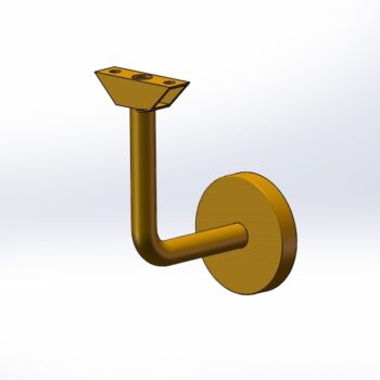 Handrail Bracket | Albion Solid Brass Stair Brackets