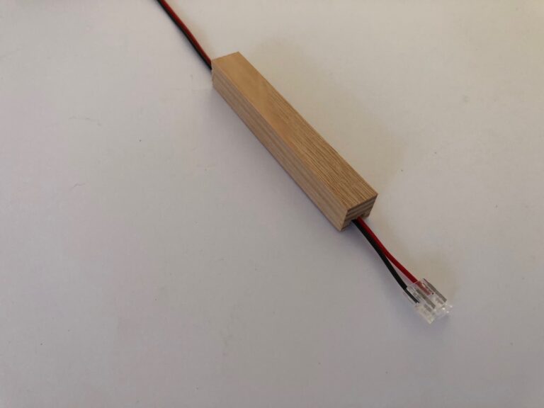 LED Timber Stair Handrail Lighting 43mm Victorian Ash THVA43