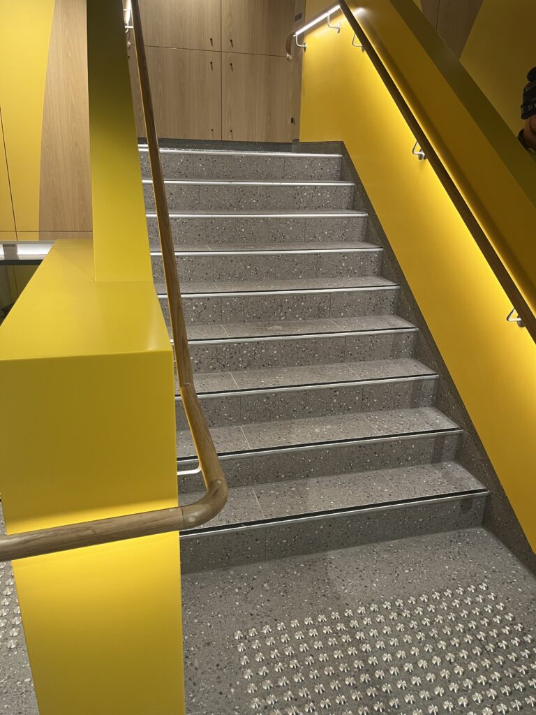 LED Timber Stair Handrail Lighting 43mm American Oak THAO43