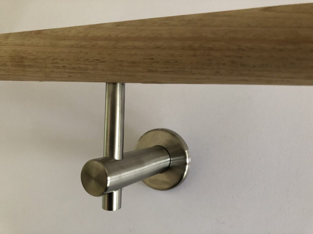 LED Timber Stair Handrail Lighting 43mm American Oak THAO43