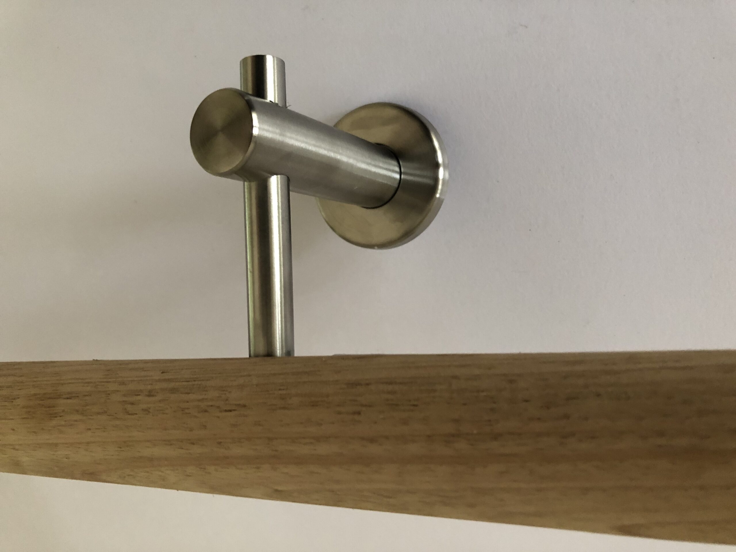 LED Timber Stair Handrail Lighting 43mm American Oak THAO43