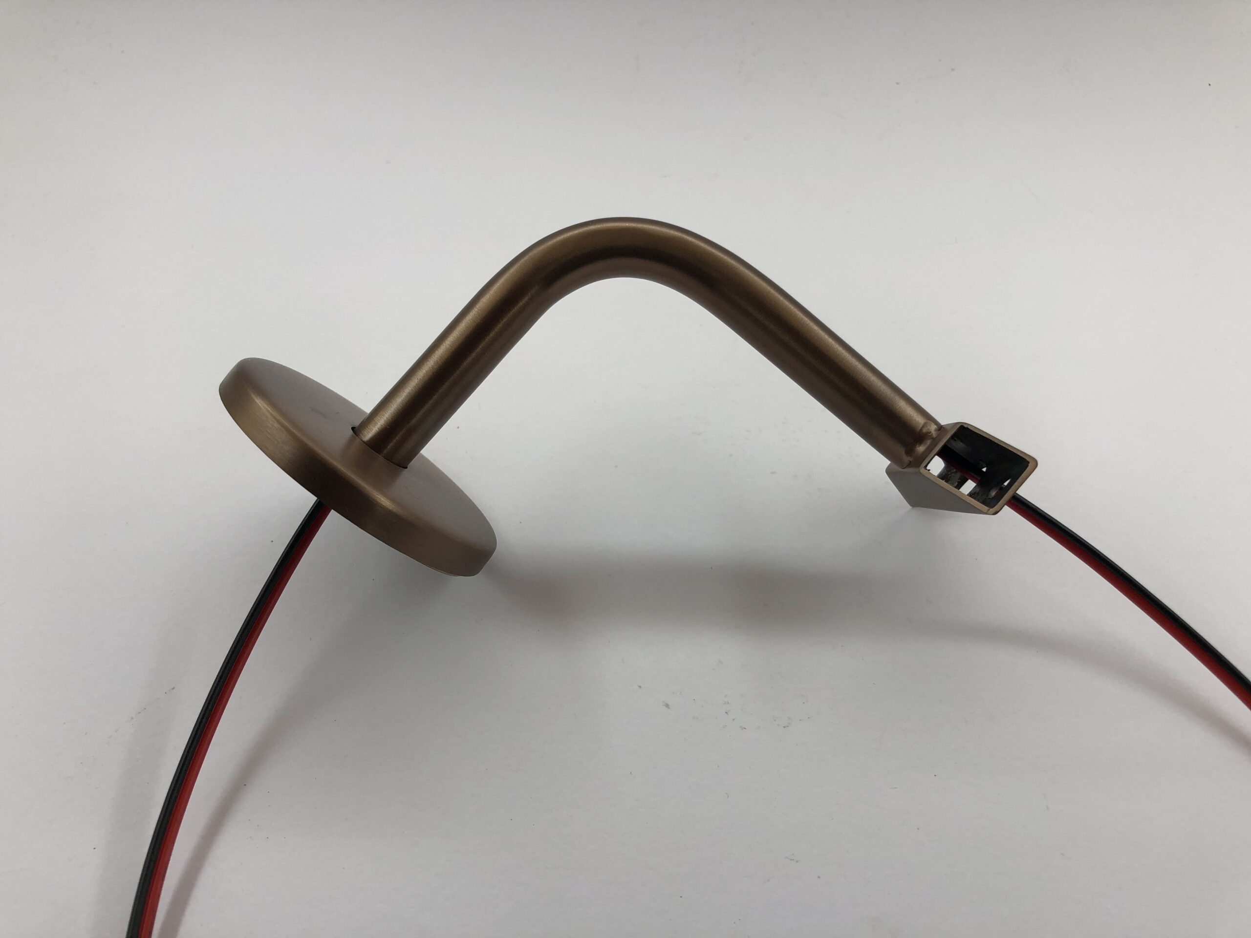 Stair LED Handrail Brackets Albion Hollow Satin Bronze