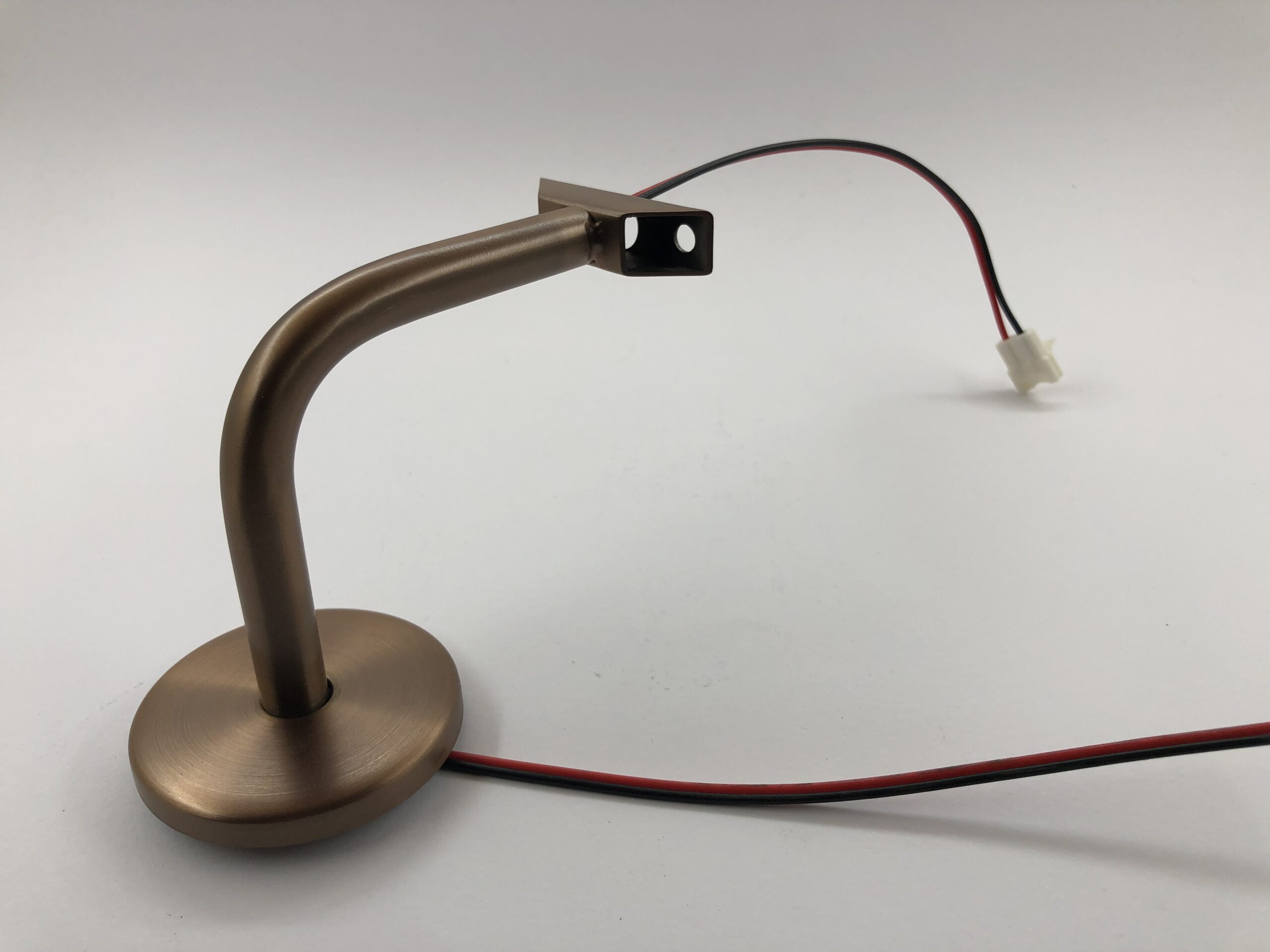 Stair LED Handrail Brackets Albion Hollow Satin Bronze