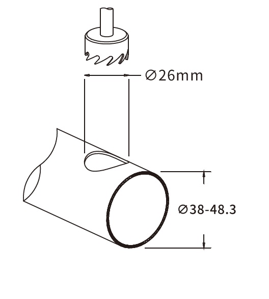 LED POD Handrail PUK Light 26mm Cut 24V Pod Lighting | Lightrail
