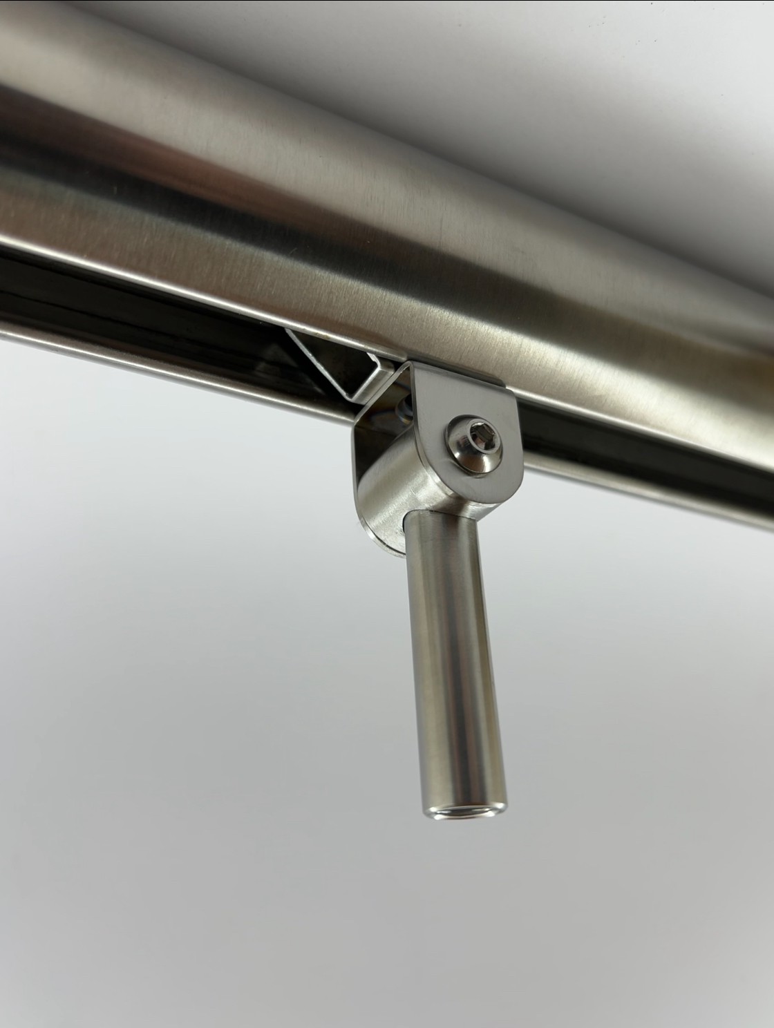 Adjustable LED Post Top Stem 316 Stainless Steel Handrail Mount ...