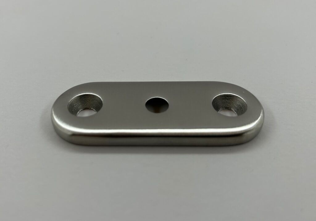 LED Handrail Bracket – Flat Saddle, Stainless Steel | SDL3850