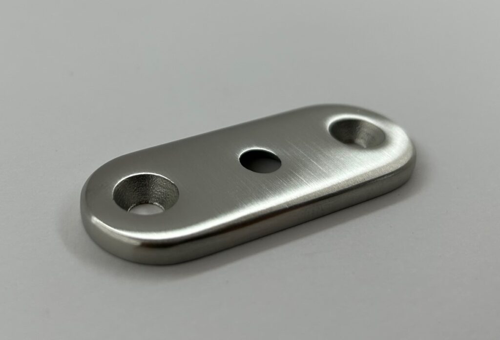 LED Handrail Bracket – Flat Saddle, Stainless Steel | SDL3850